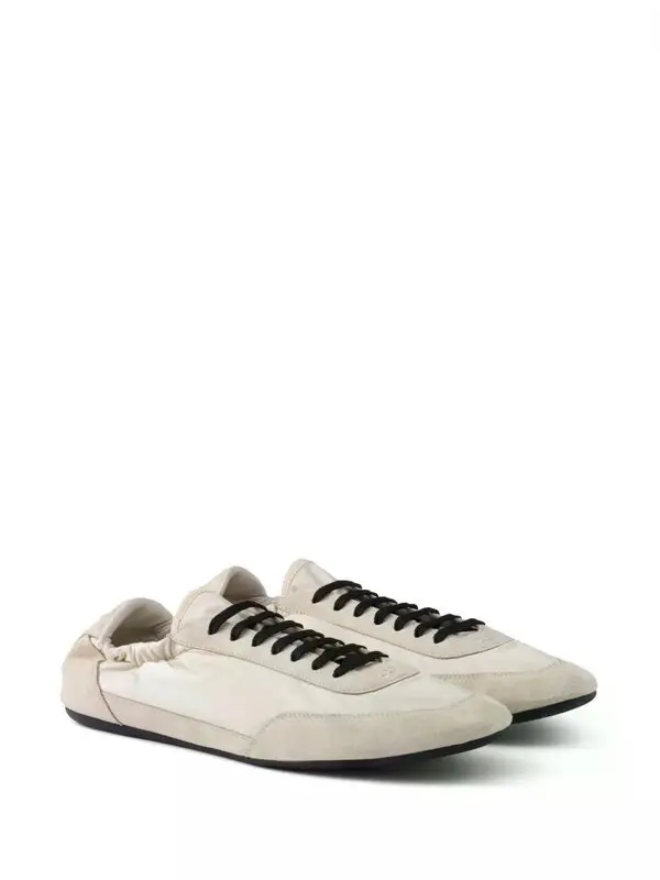 Prada Re-nylon Suede Sneakers - Neutrals
