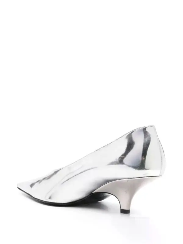TOTEME 55mm Metallic-finish Pumps