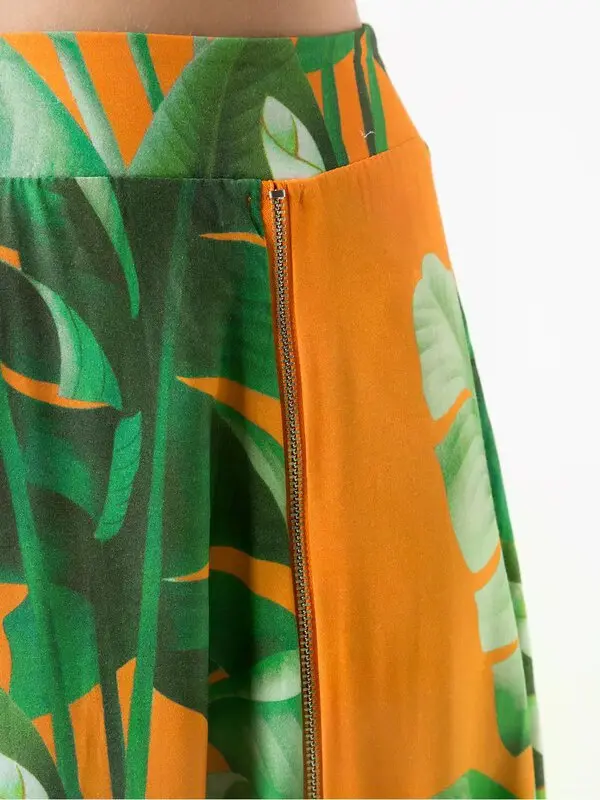 AMIR SLAMA Printed Maxi Skirt