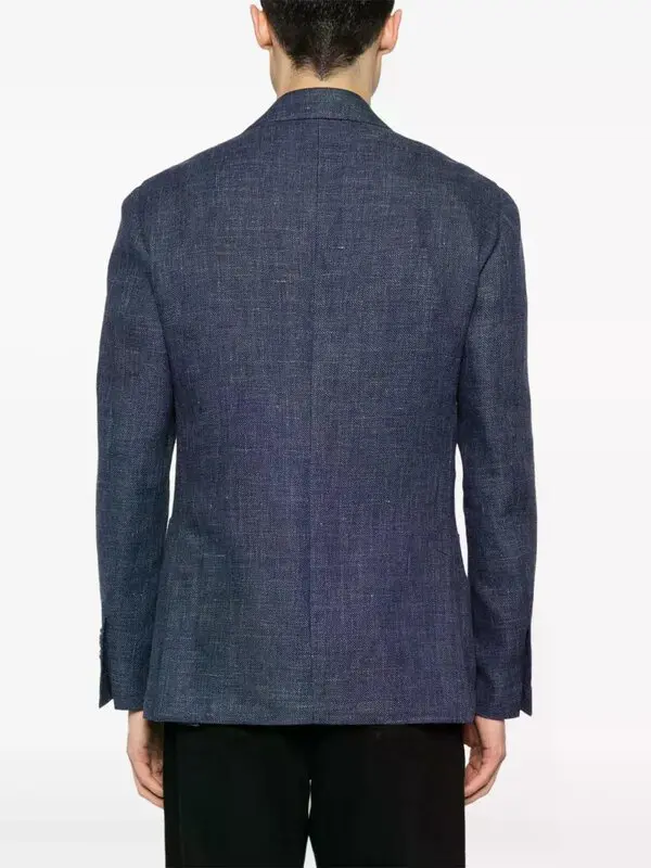 LARDINI Single-breasted Blazer - Blue