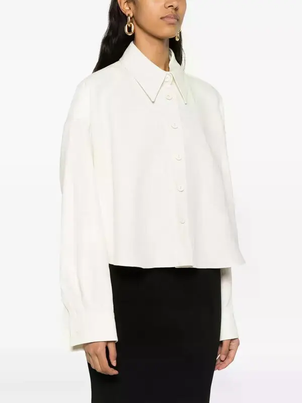 Fabiana Filippi Buttoned Linen Blend Shirt