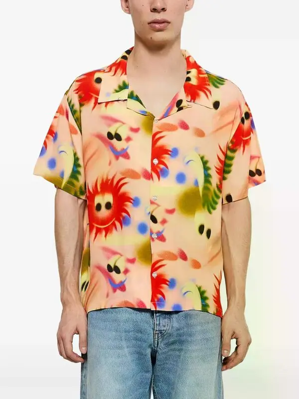 BRAIN DEAD Graphic-print Shirt