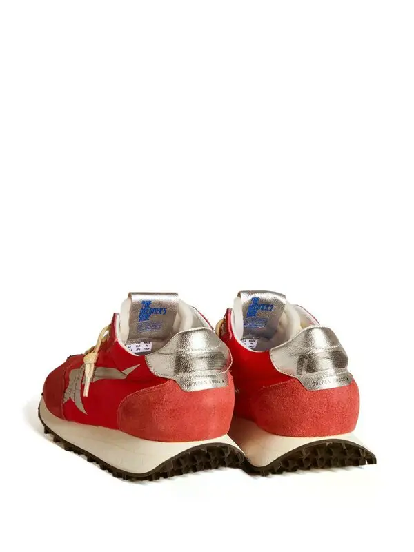 GOLDEN GOOSE Marathon Panelled Sneakers - Red