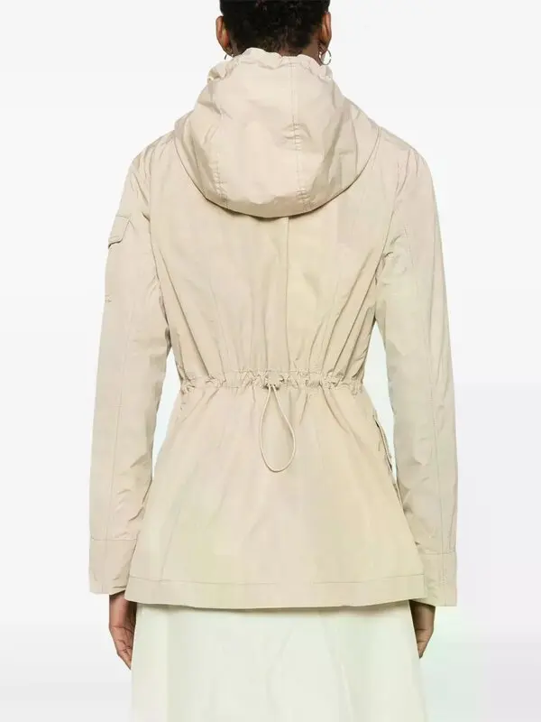 Moncler Leandro Hooded Parka - Neutrals