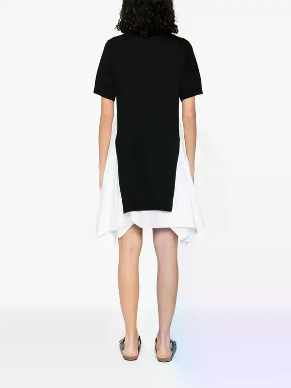 Sacai Poplin Dress - Black