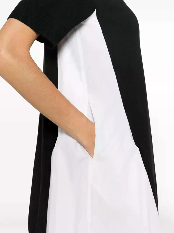 Sacai Poplin Dress - Black