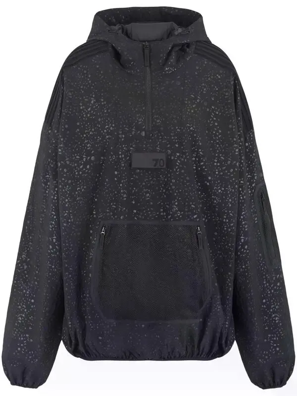 EA7 Logo Rubberised Hoodie