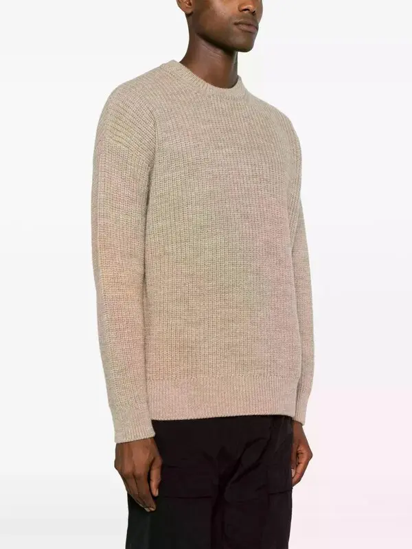 MARINE SERRE Ribbed-knit Wool Jumper