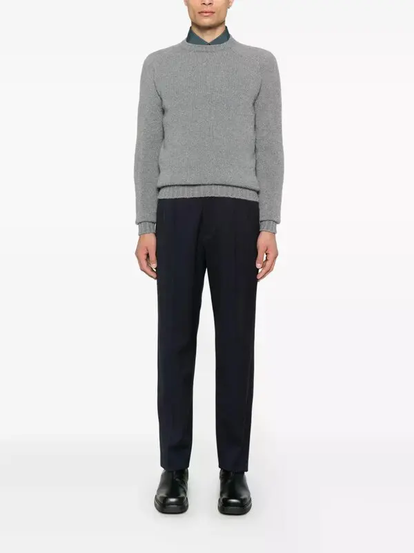 DRUMOHR Merino Wool Crew Neck Sweater
