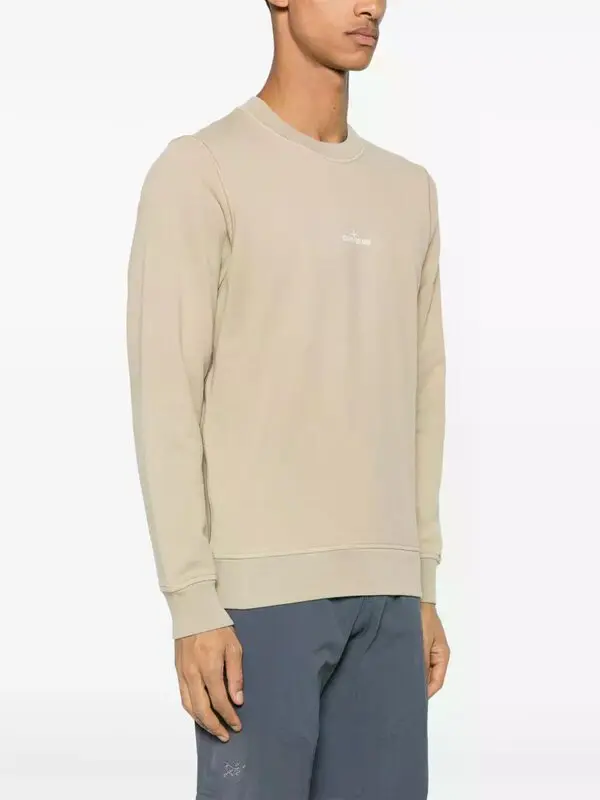Stone Island Logo-print Sweatshirt - Neutrals