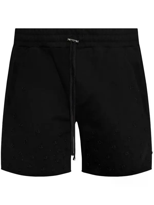 Amiri Appliqué-detail Cotton Shorts