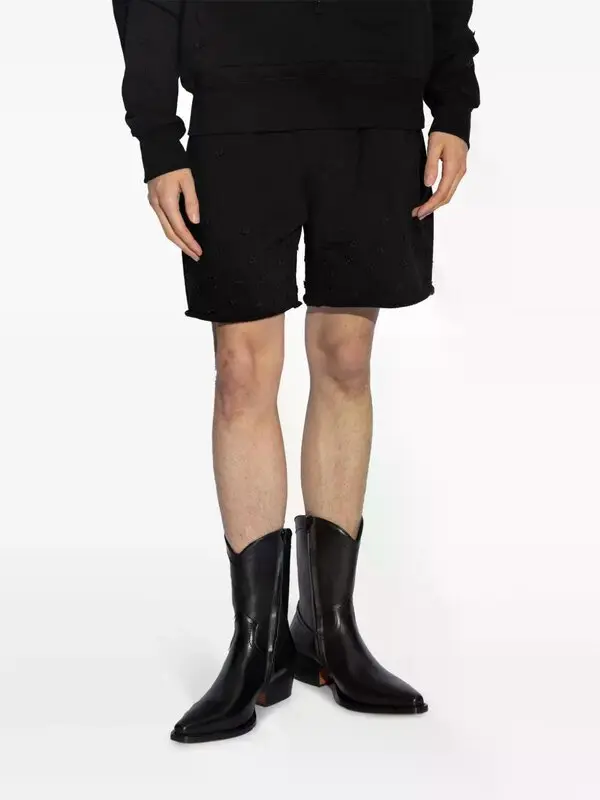 Amiri Appliqué-detail Cotton Shorts