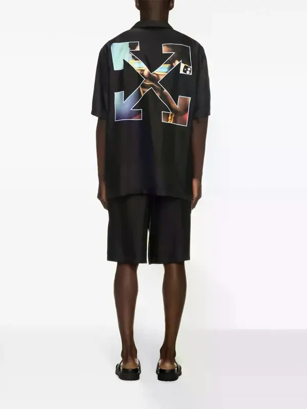 Off-White Barber Arrow Bowling Shirt