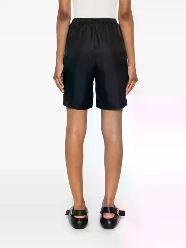 Loulou De Saison Zinia Elasticated-waist Twill Shorts