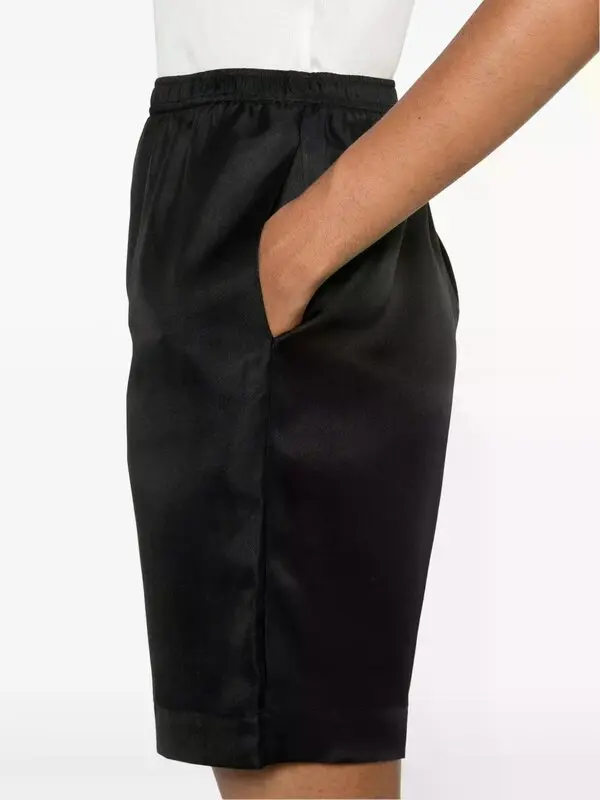 Loulou De Saison Zinia Elasticated-waist Twill Shorts