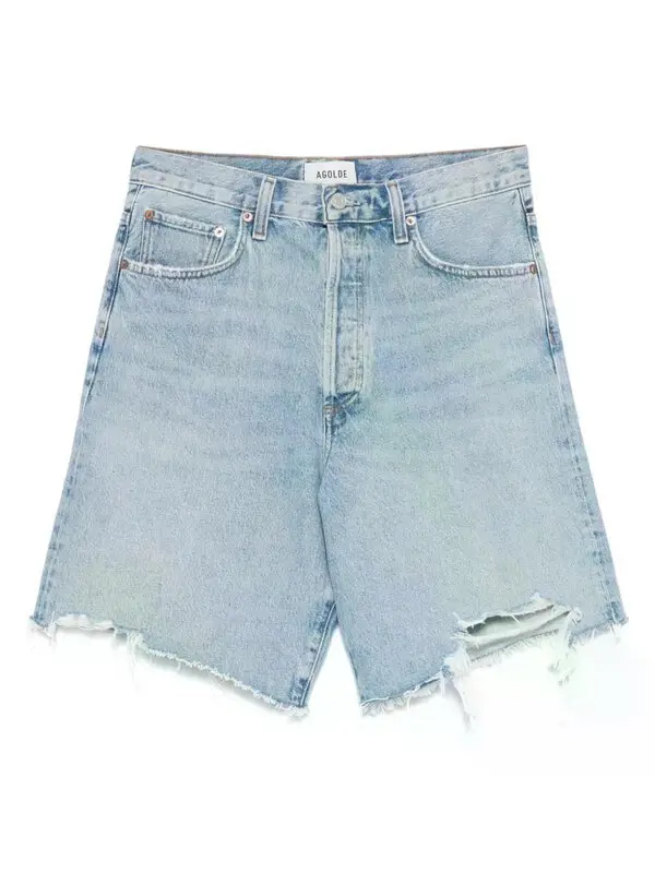 AGOLDE Indra Denim Shorts - Blue