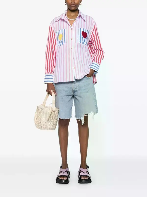 AGOLDE Indra Denim Shorts - Blue