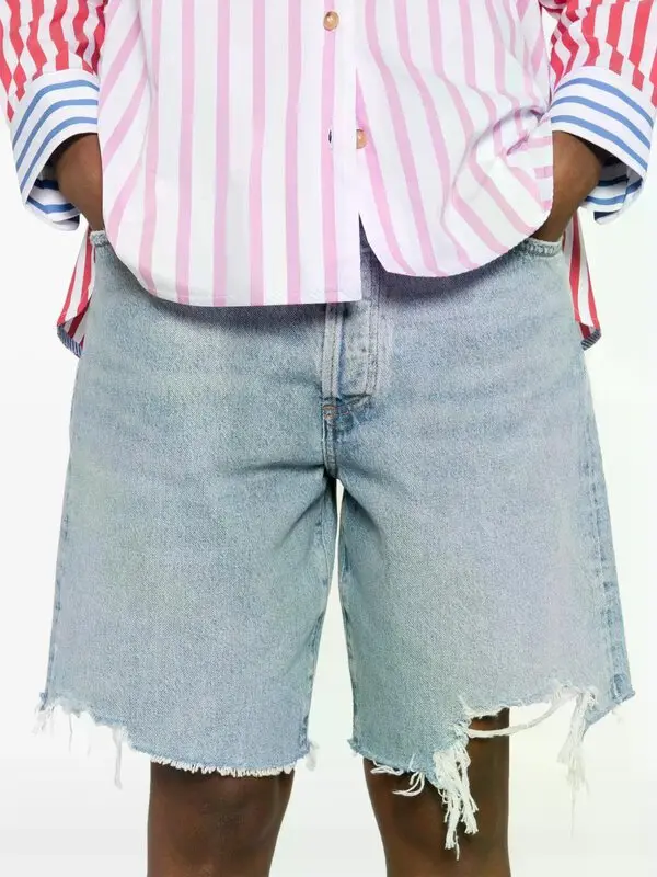 AGOLDE Indra Denim Shorts - Blue