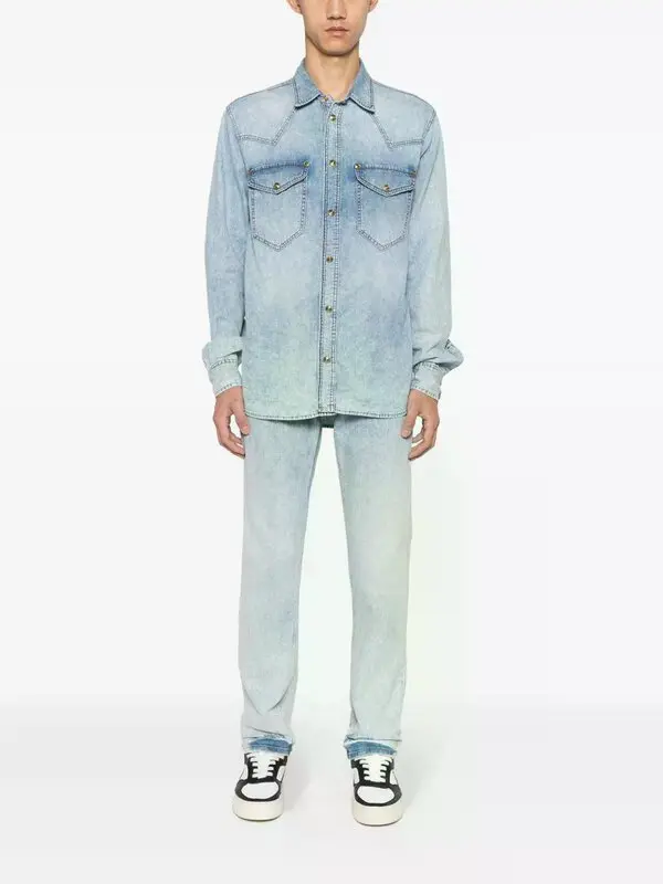 Versace Mid-rise Straight-leg Jeans