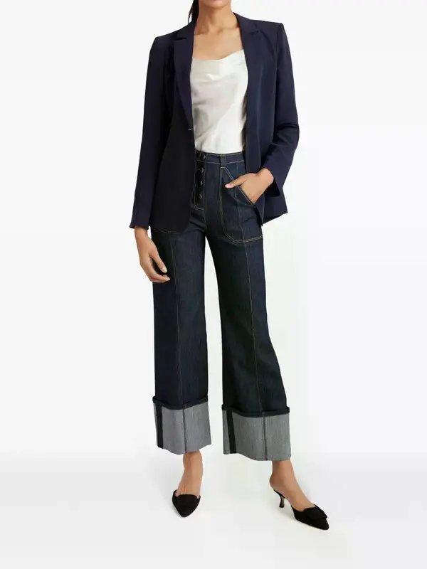 Cinq À Sept Karlie Single-breasted Blazer - Blue