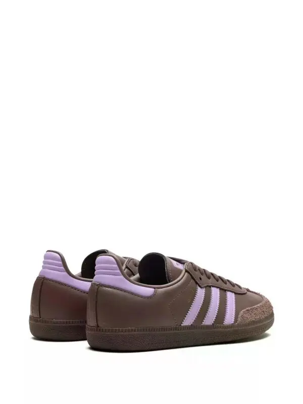 Adidas Samba Og Earth Strata Purple Glow Sneakers - Brown