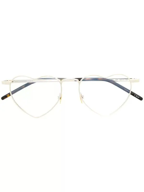 Saint Laurent Heart-frame Glasses