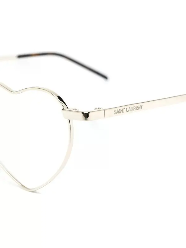 Saint Laurent Heart-frame Glasses