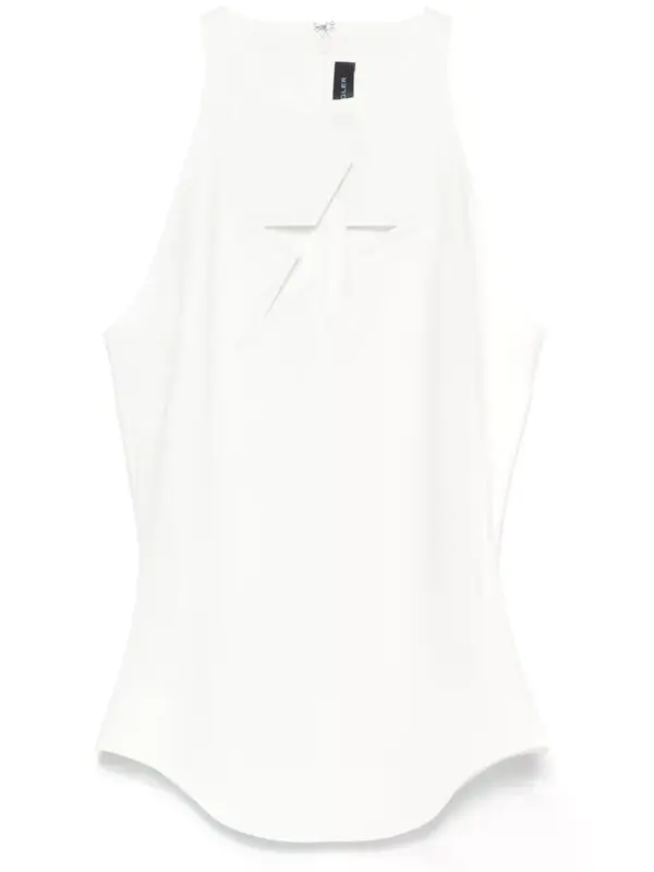 MUGLER Star-motif Tank Top