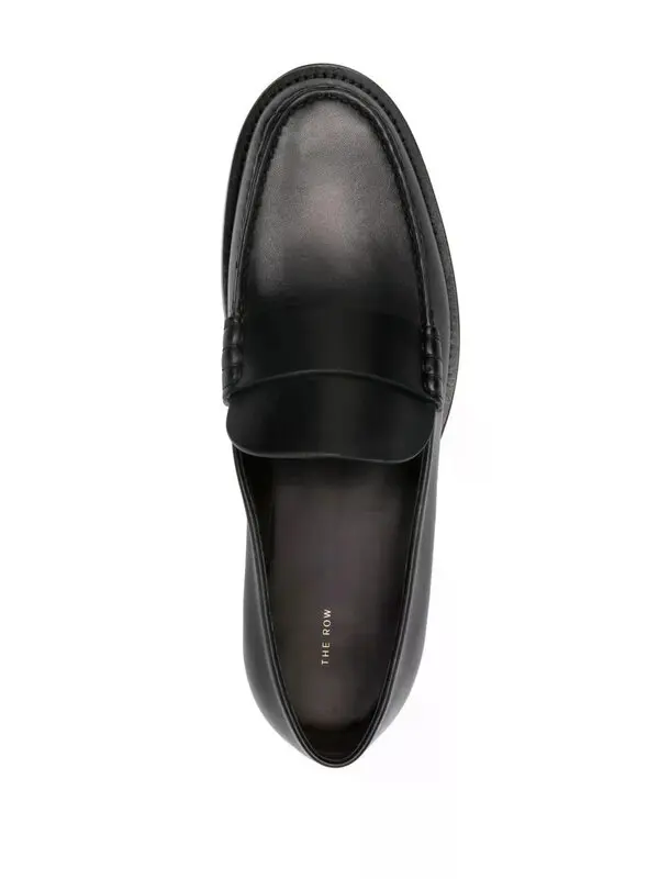 THE ROW Novus Leather Loafers