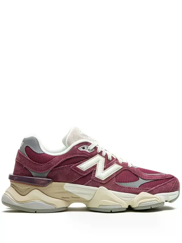 NEW BALANCE 9060 Suede Sneakers - Red
