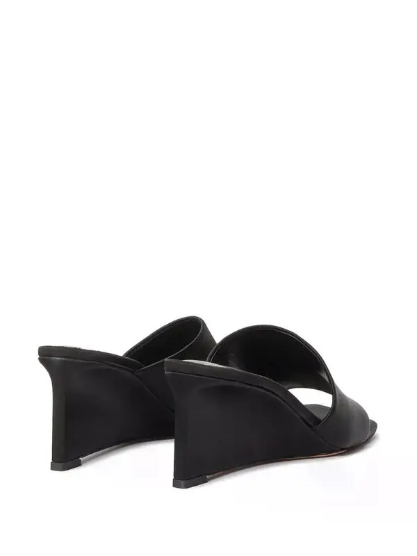 Fabiana Filippi Satin Wedge Sandals