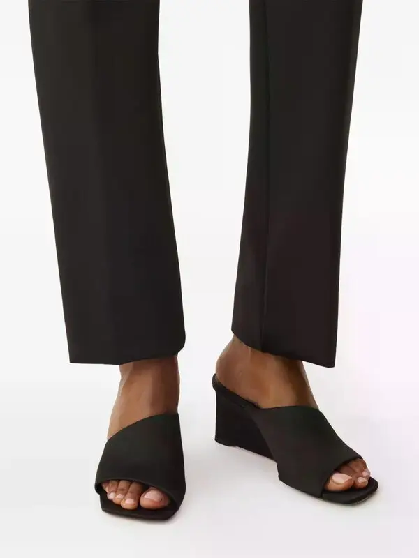 Fabiana Filippi Satin Wedge Sandals