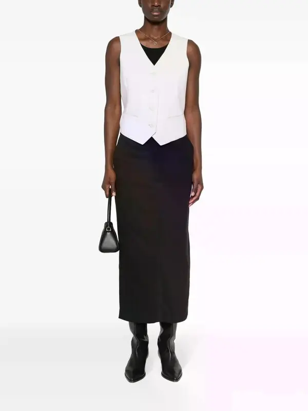 P.a.r.o.s.h Single-breasted Leather Waistcoat