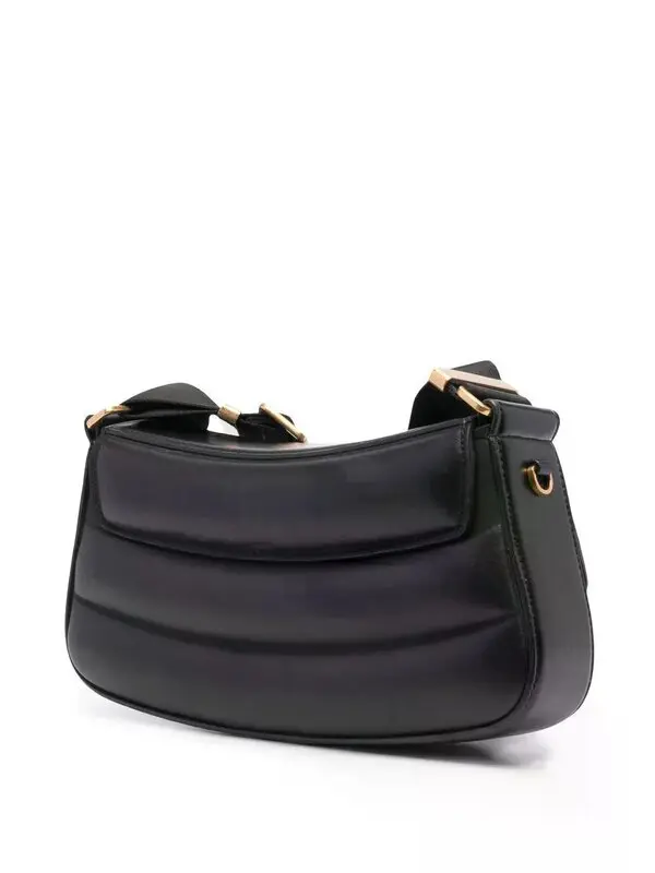Stella McCartney S-wave Padded Shoulder Bag - Black