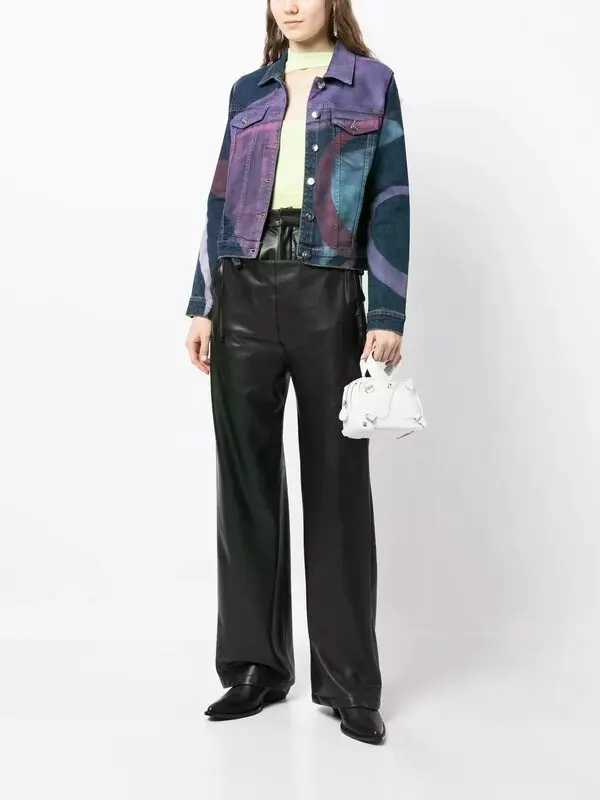 MADISON MAISON Graphic-print Denim Jacket