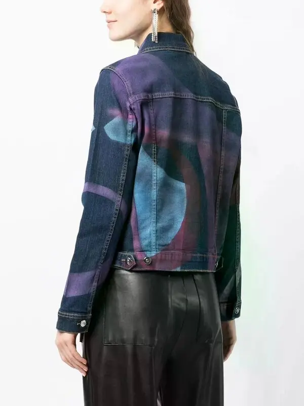 MADISON MAISON Graphic-print Denim Jacket