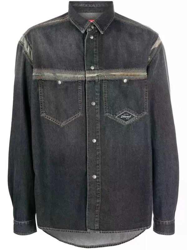 DIESEL® D-hor-fs Camouflage-print Shirt