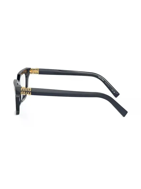 Miu Miu Rectangle-frame Glasses - Blue