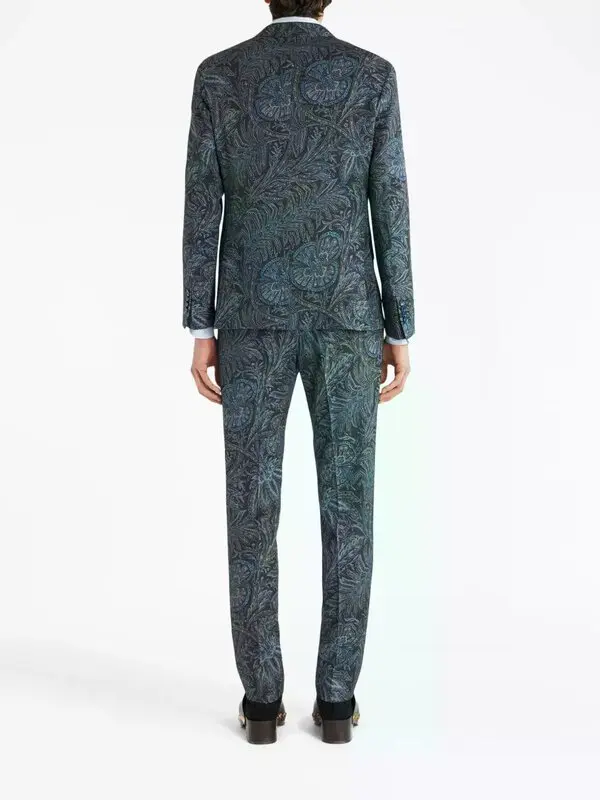 Etro Single-breasted Floral-print Jacket