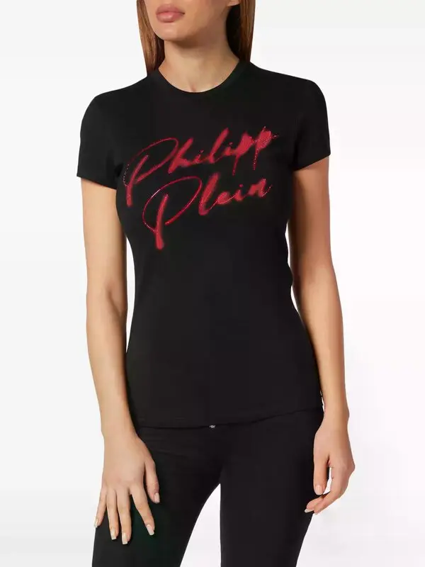 Philipp Plein Crystal-embellished Cotton T-shirt