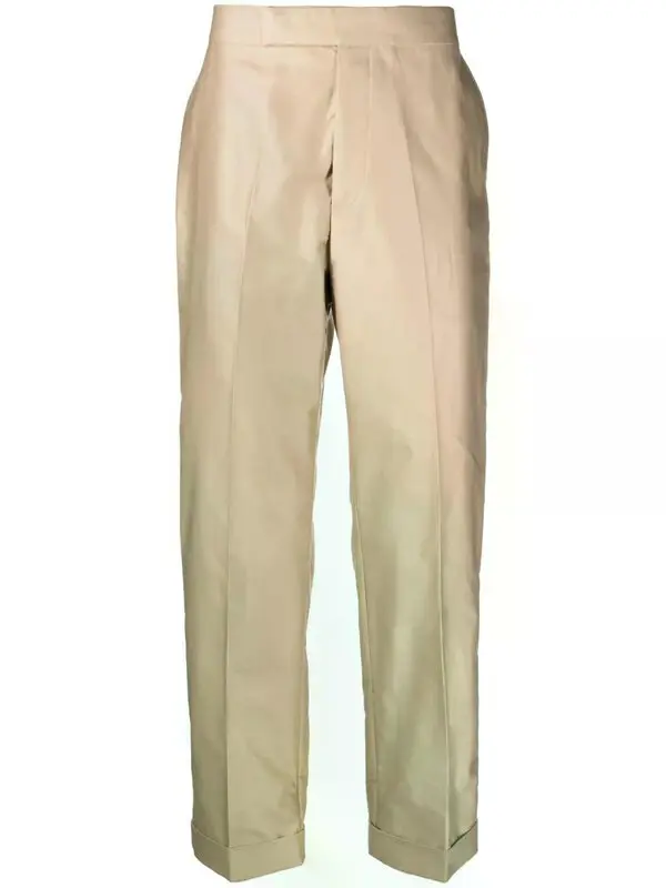 Alexander McQueen Mid-rise Straight-leg Trousers