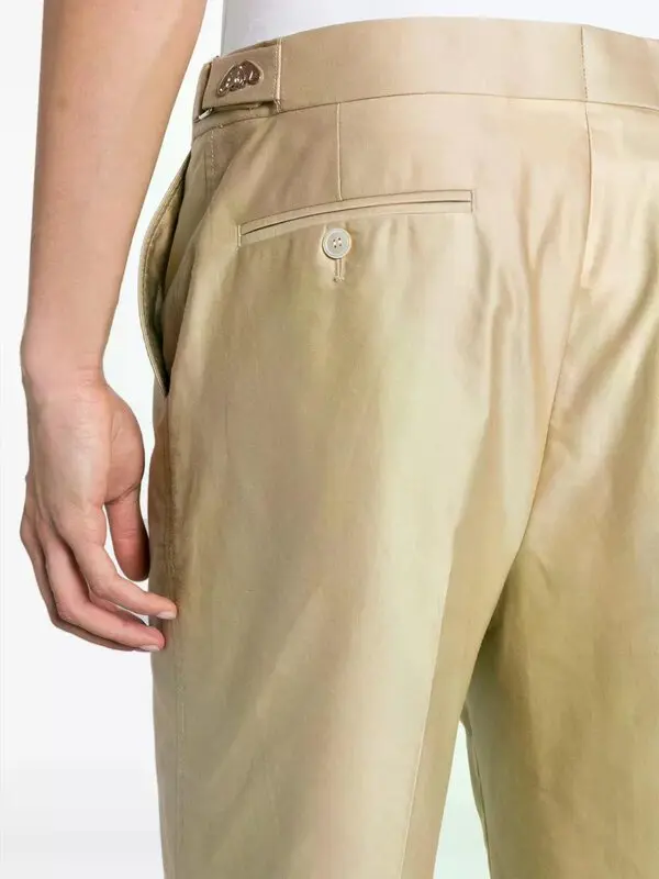 Alexander McQueen Mid-rise Straight-leg Trousers