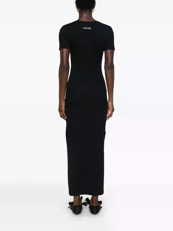 MARINE SERRE Crescent Moon Maxi Dress