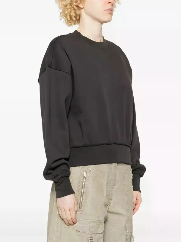 Champion Dark Cotton Blend Jersey Sweatshirt