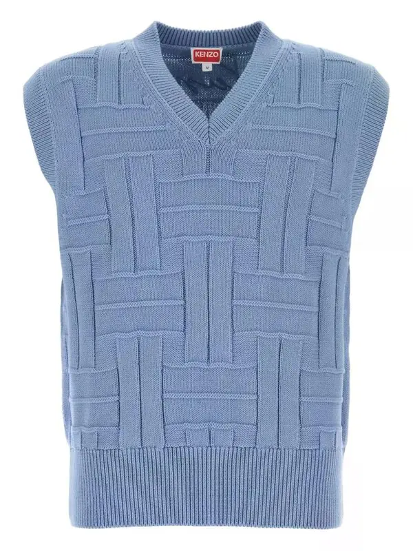 Kenzo Embroidered Sleeveless Jumper