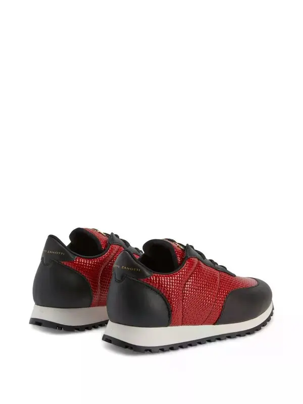 GIUSEPPE ZANOTTI Jimi Running Low-top Sneakers - Red