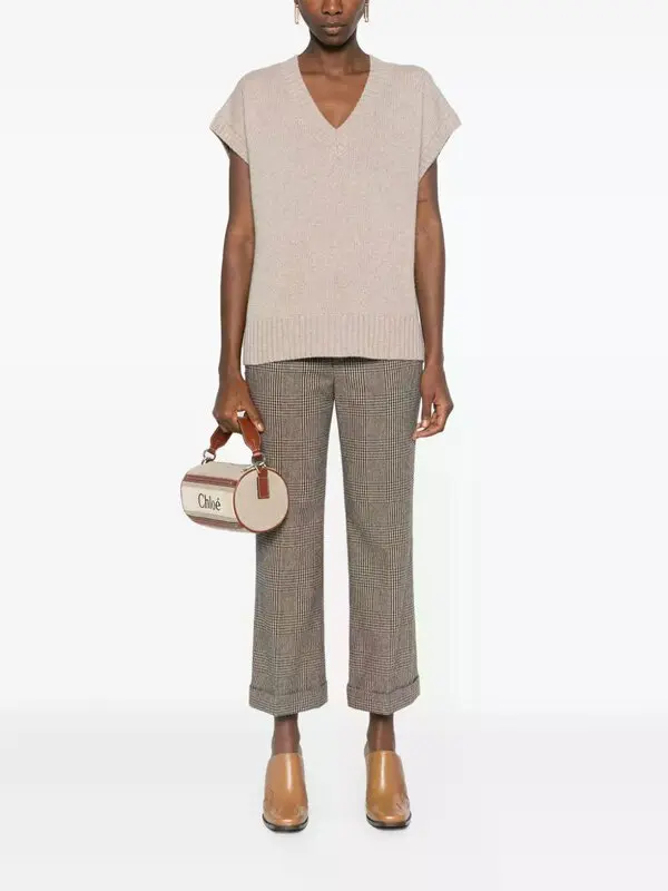 P.a.r.o.s.h Cashmere Sleeveless Sweater - Neutrals