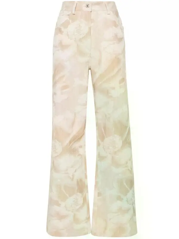 MSGM High-waist Straight-leg Jeans