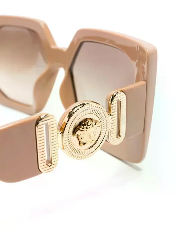 Versace Medusa Biggie Maxi Sunglasses - Neutrals
