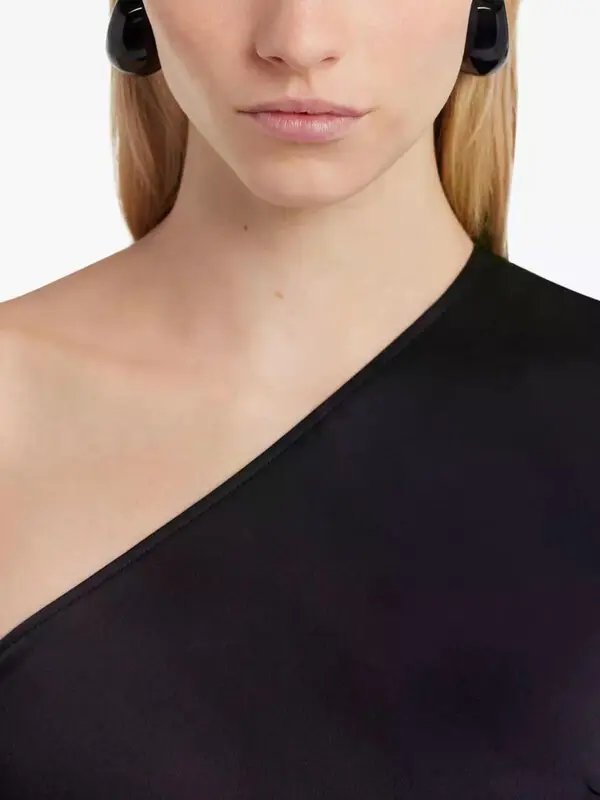 COURREGES Infinity Hoop Earrings - Black